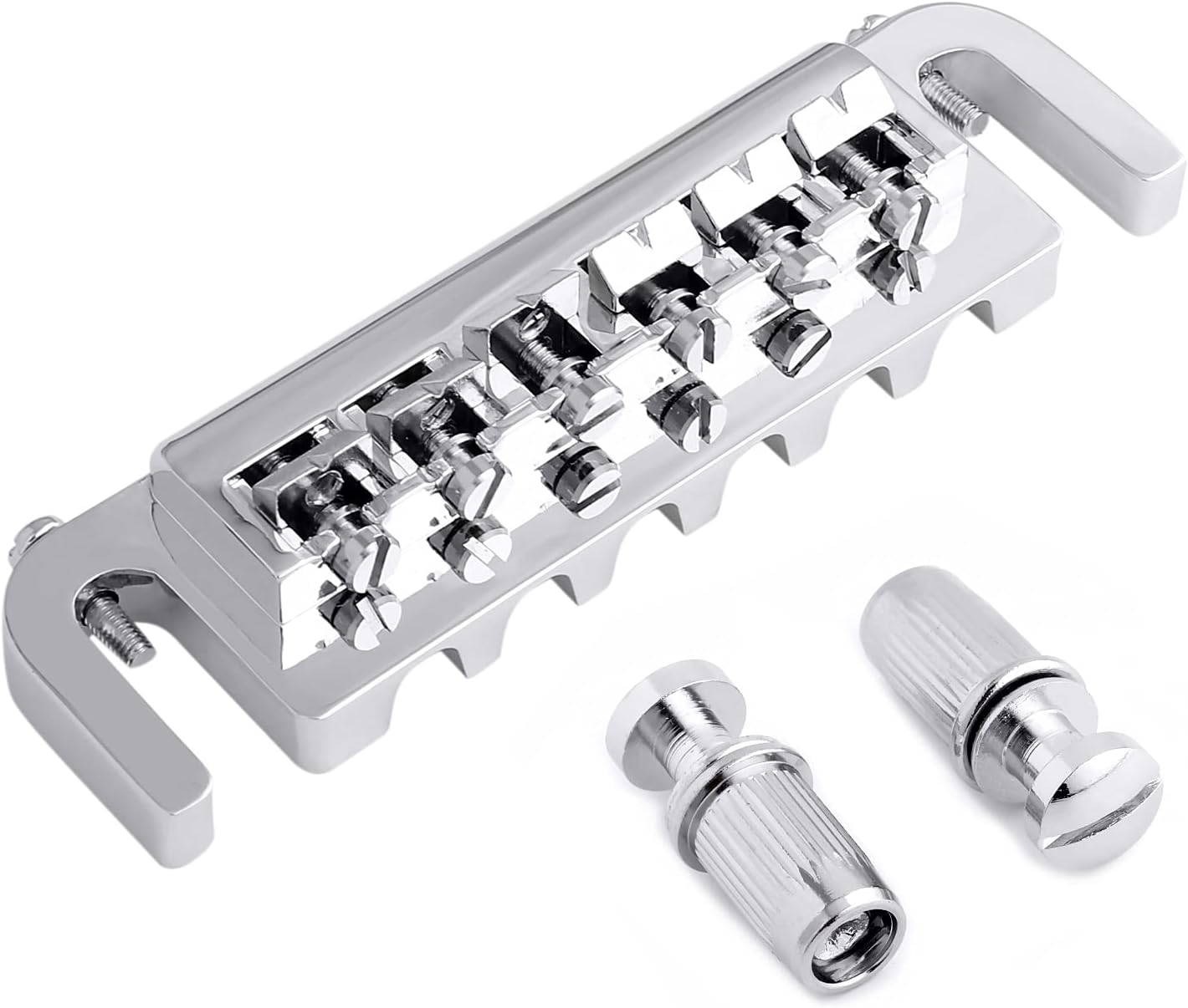 Amazon.com: Bogart Adjustable Wraparound Guitar Bridge Combined bridge ...