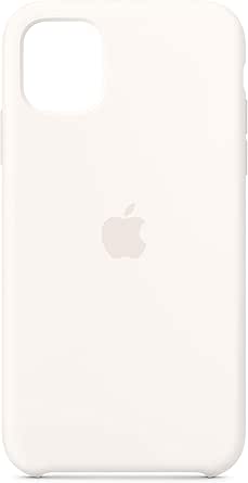Amazon.com: Apple Silicone Case (for iPhone 11) - White : Cell Phones ...
