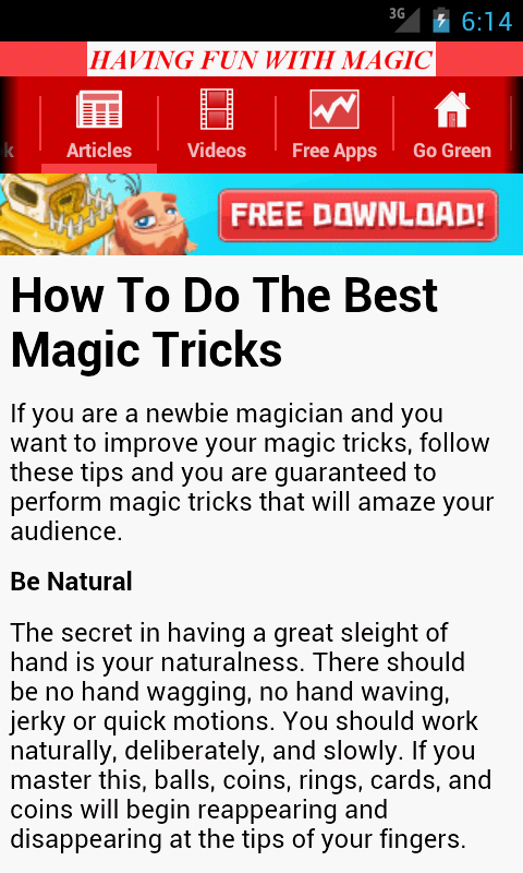 Magic Tricks Guide - App on Amazon Appstore