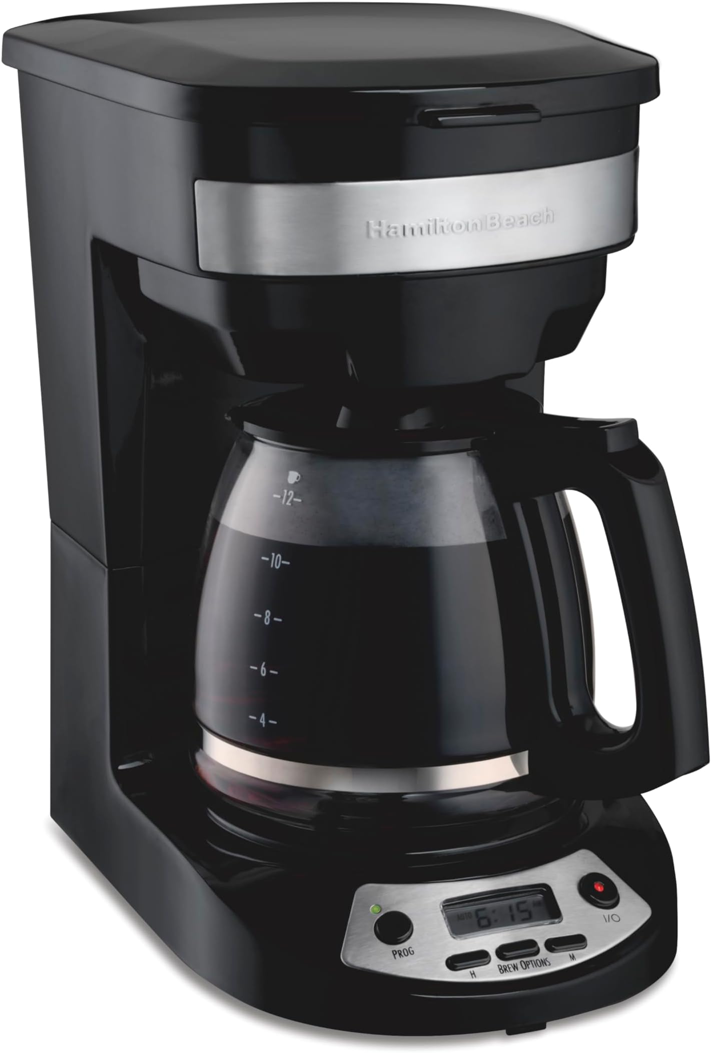 Amazon.com: Hamilton Beach 12 Cup Programmable Drip Coffee Maker with 3 ...