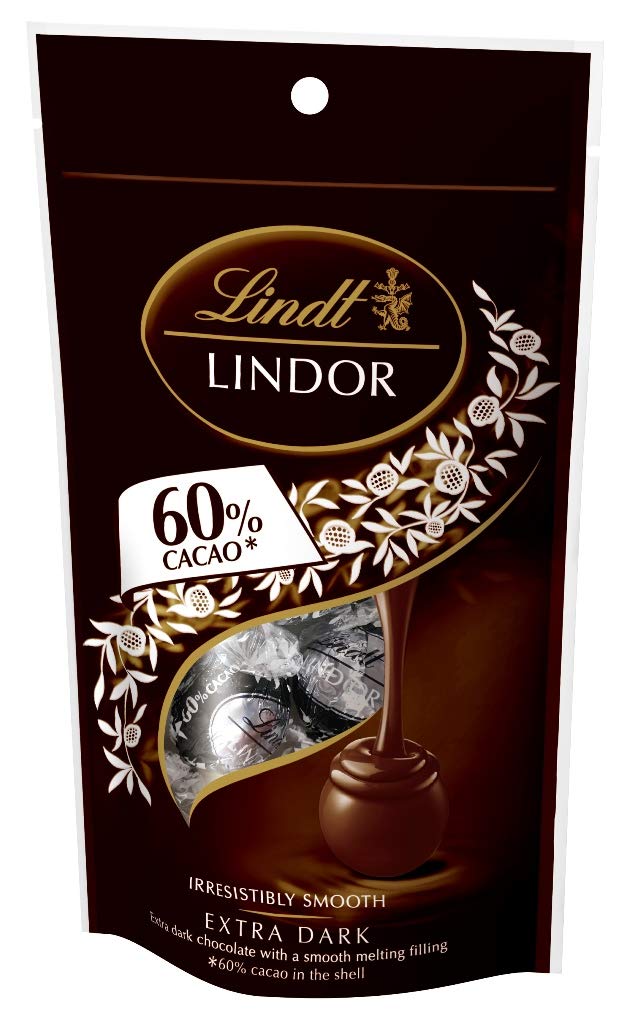 Amazon.co.jp: Lindt Lindor Extra Bitter Pack, Pack of 5, 2.1 oz (60 g ...