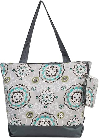 Amazon.com: NGIL Canvas Tote Bag with Matching Coin Purse (Garden View ...