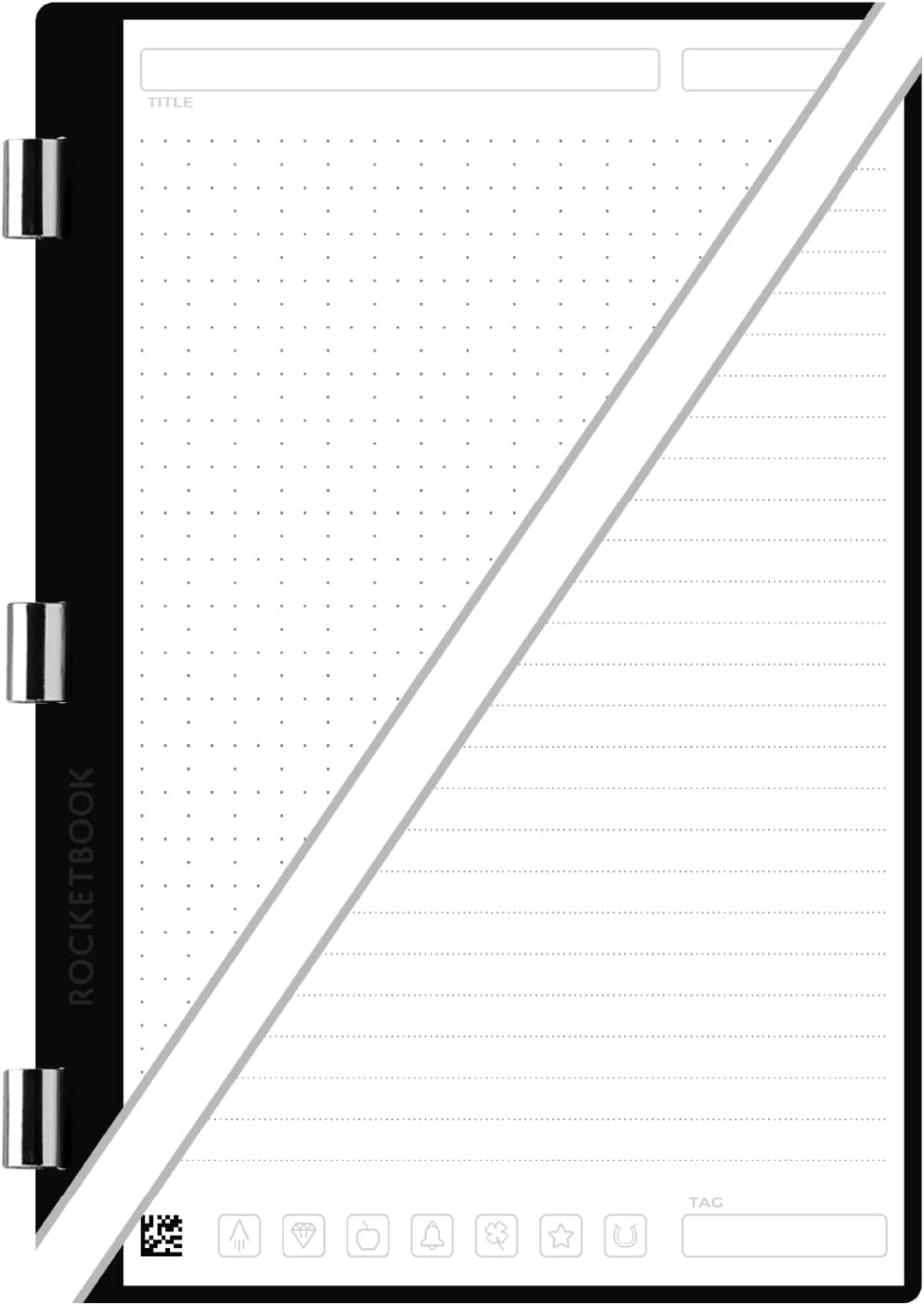 Amazon.com: Rocketbook Pro Page Combo Pack - Dot Grid and Lined ...
