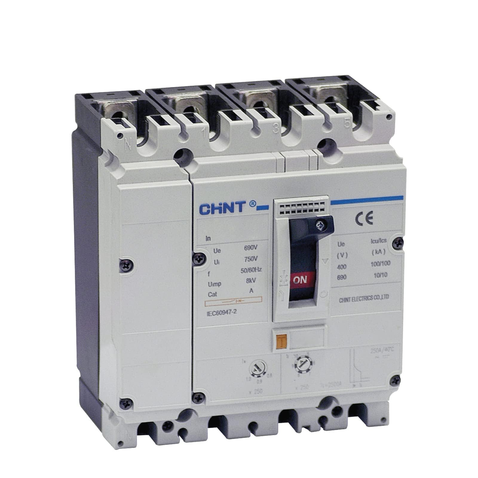 Buy ARINO (ORIGINAL) CHINT'S MCCB 200A 4 POLE HEAVY DUTY MCCB 100% ...