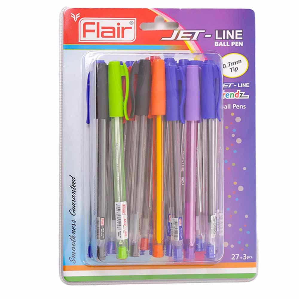 Flair Jet Line Ball Pen Black at Deloris Colvin blog