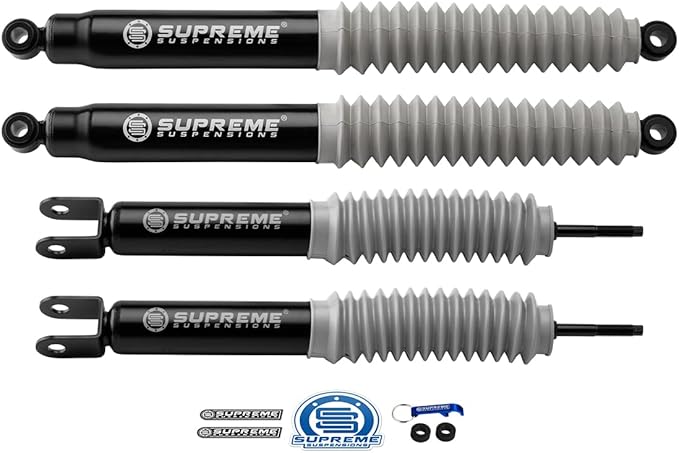 Amazon.com: Supreme Suspensions - Front & Rear Complete Set of Shocks ...