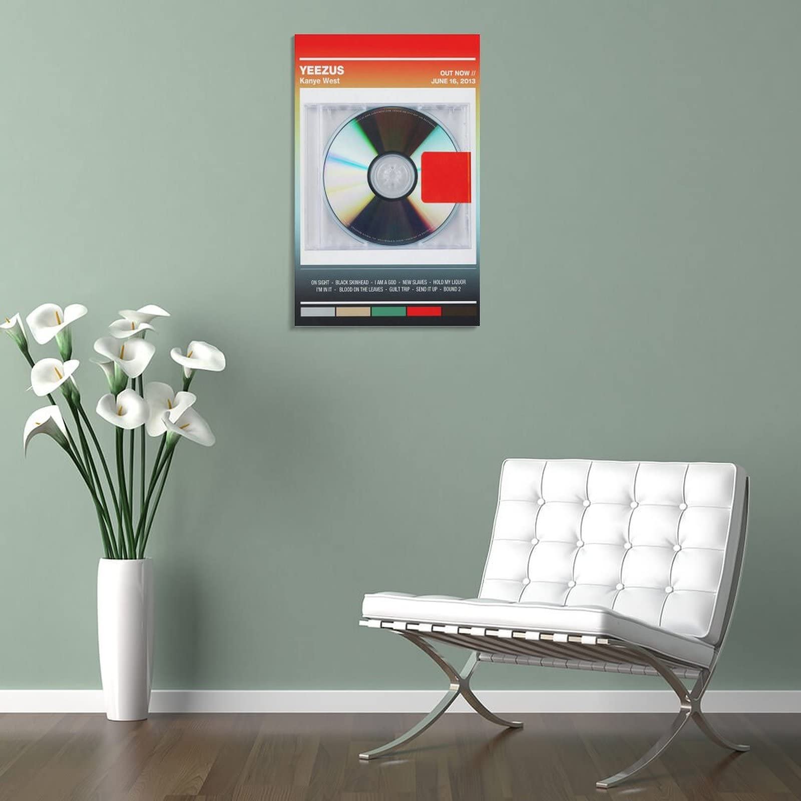 Yeezus Please Add Graffiti Poster