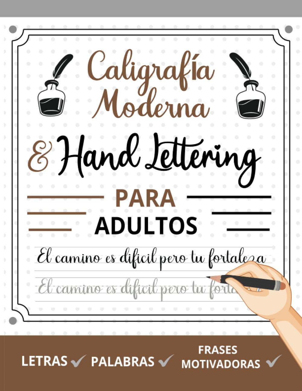Cuaderno de Caligrafía Moderna & Hand Lettering Para Adultos: Hojas ...