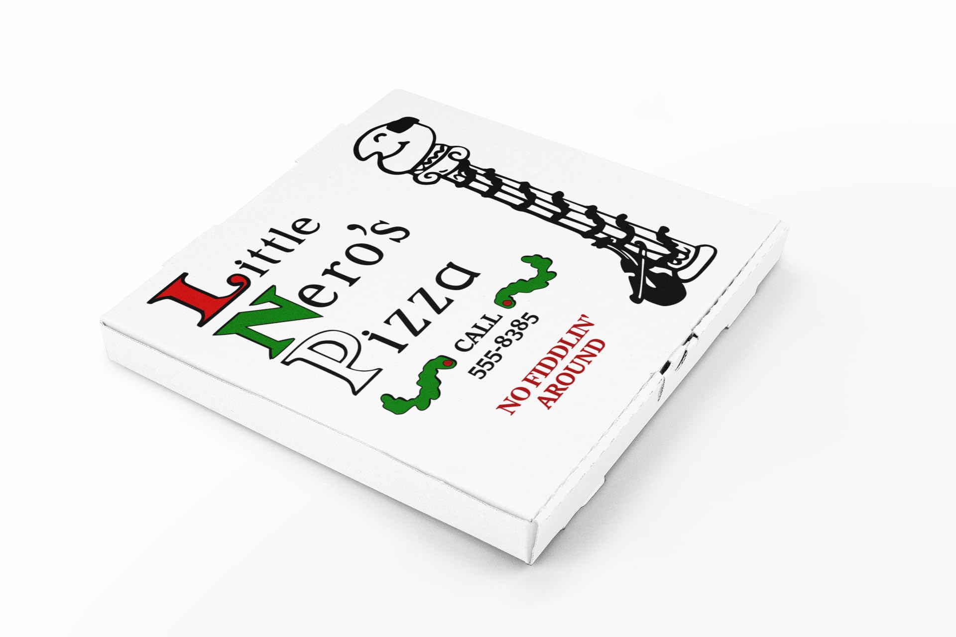 Amazon.com: Little Nero's Full Size Pizza Box Costume Prop Christmas ...