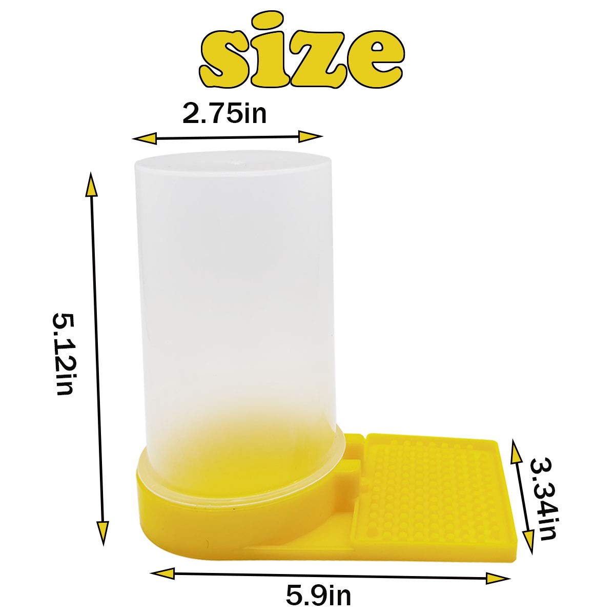 Snapklik.com : 3 Pack Beehive Beekeeping Water Dispenser Bee Drinking ...