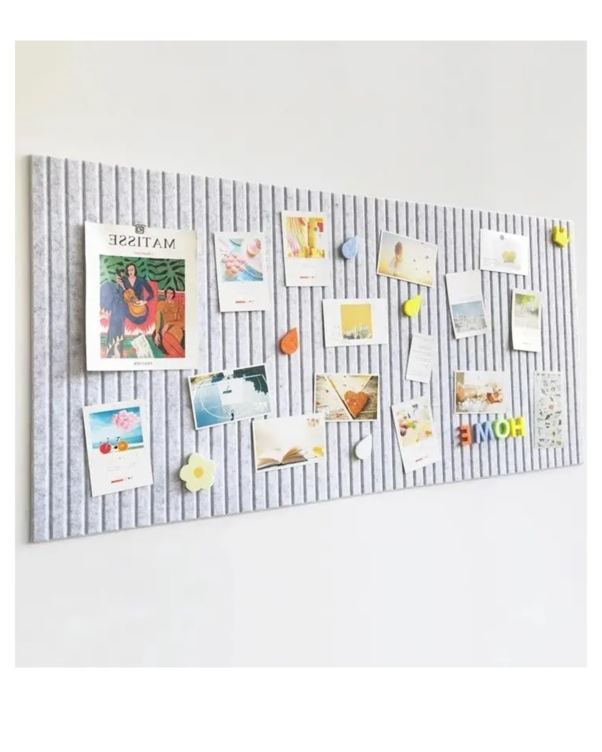 Rokeblau 120x80cm Large Bulletin Board, Decorative Felt Pin Board, 0 ...
