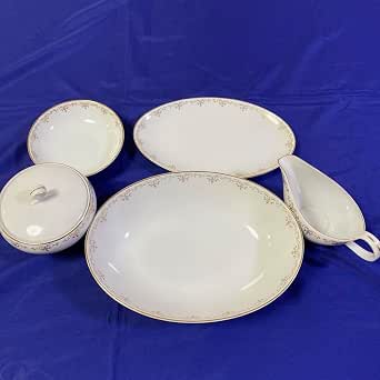 Amazon.co.jp: Fukagawa Porcelain Fukagawa ARITA Western Dinnerware Set ...