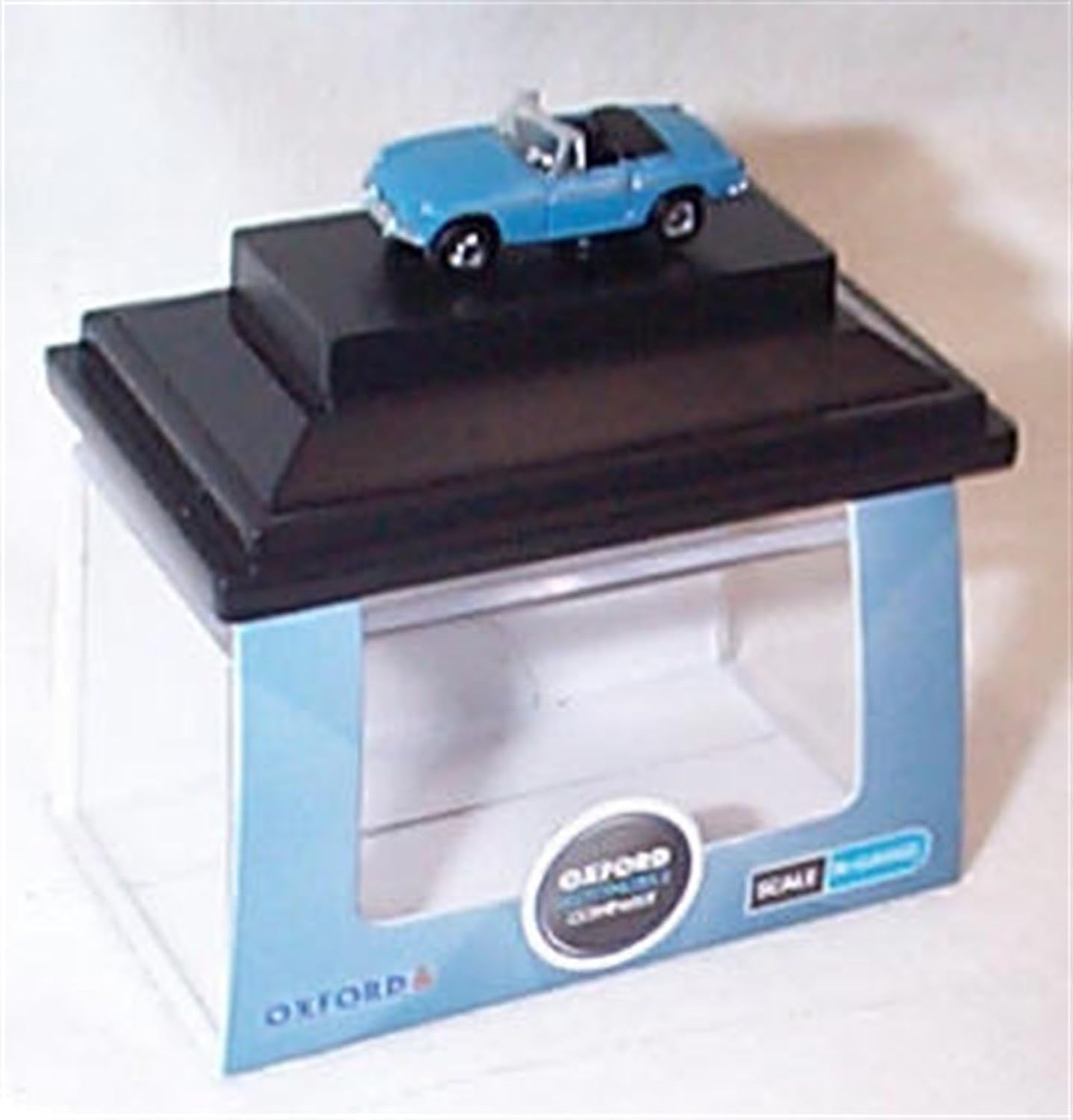 Oxford MGB Roadster Car Iris Blue N Gauge vehicle 1:148 scale diecast ...