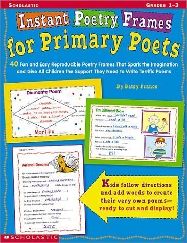 Buy Instant Poetry Frames for Primary Poets: 40 Fun and Easy ...