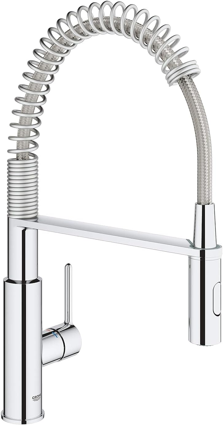 GROHE Get - Kitchen Sink Tap Single-Lever Mixer with Professional Spray ...