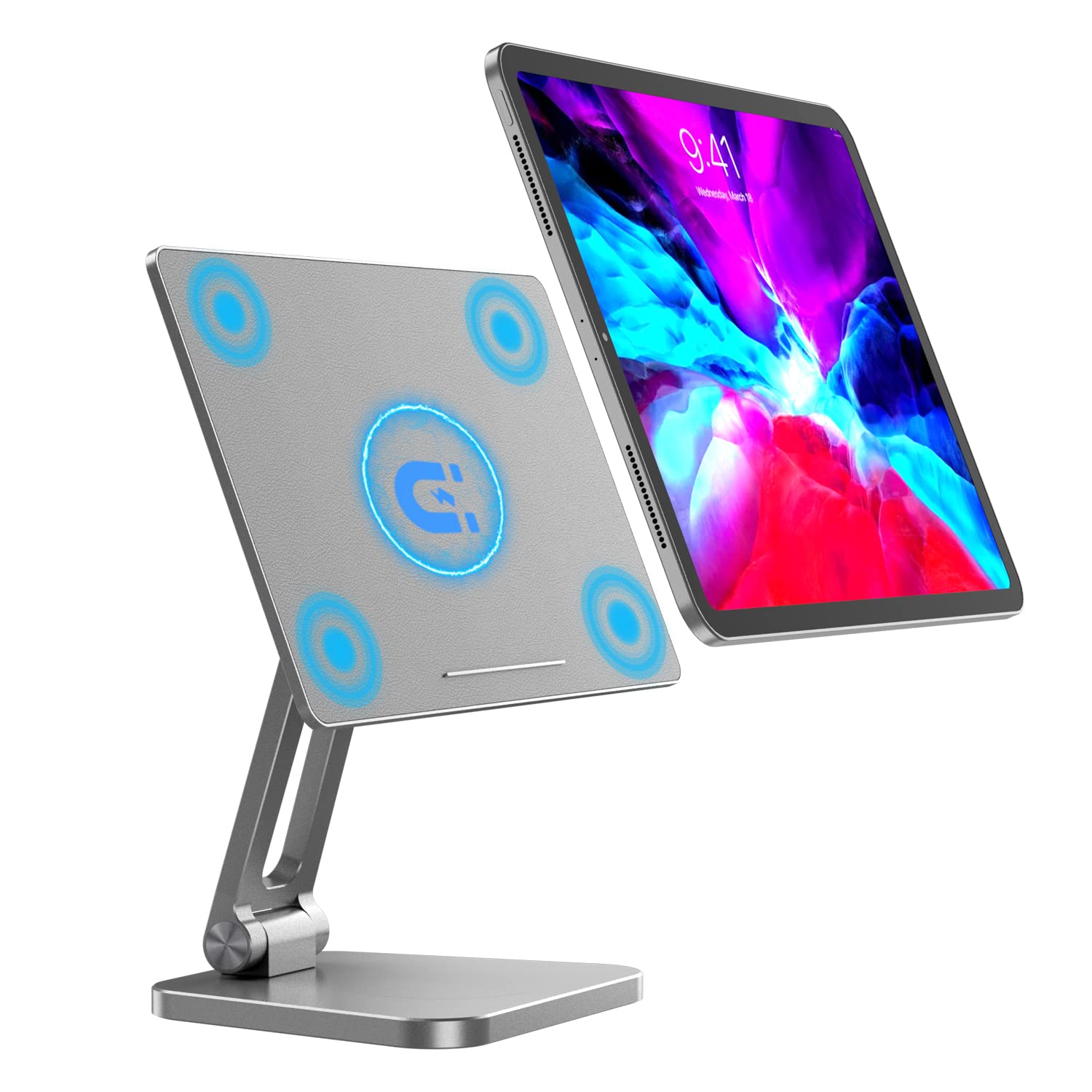 XUNMEJ iPad Pro Stand Magnetic, Updated Tablet Stand Holder, Foldable ...