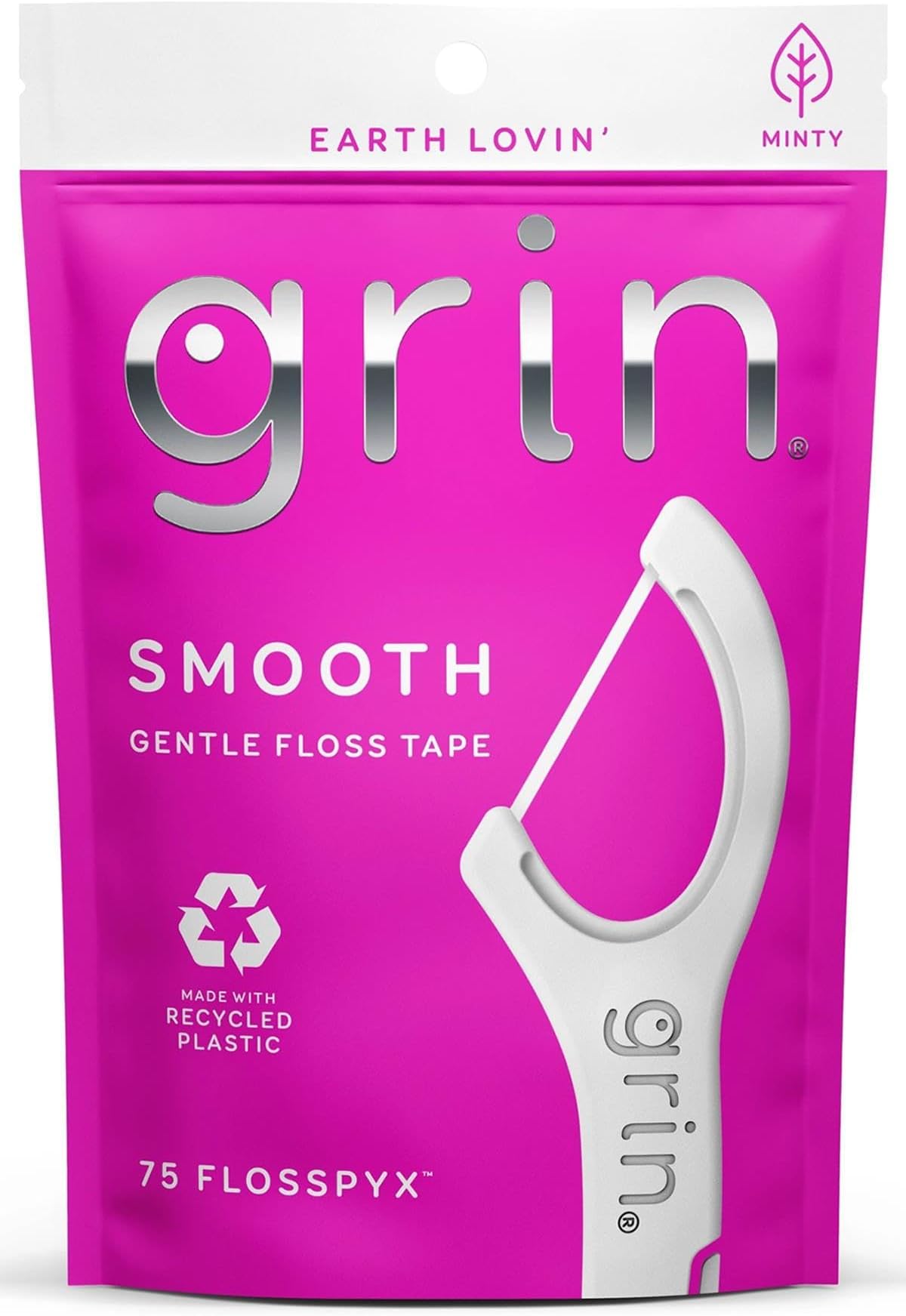 Amazon.com : Grin Smooth Flosspyx 75 Count : Health & Household