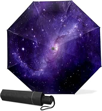 Amazon.com: QWEUIOP Travel Umbrella Galaxy Stars Universe Space ...