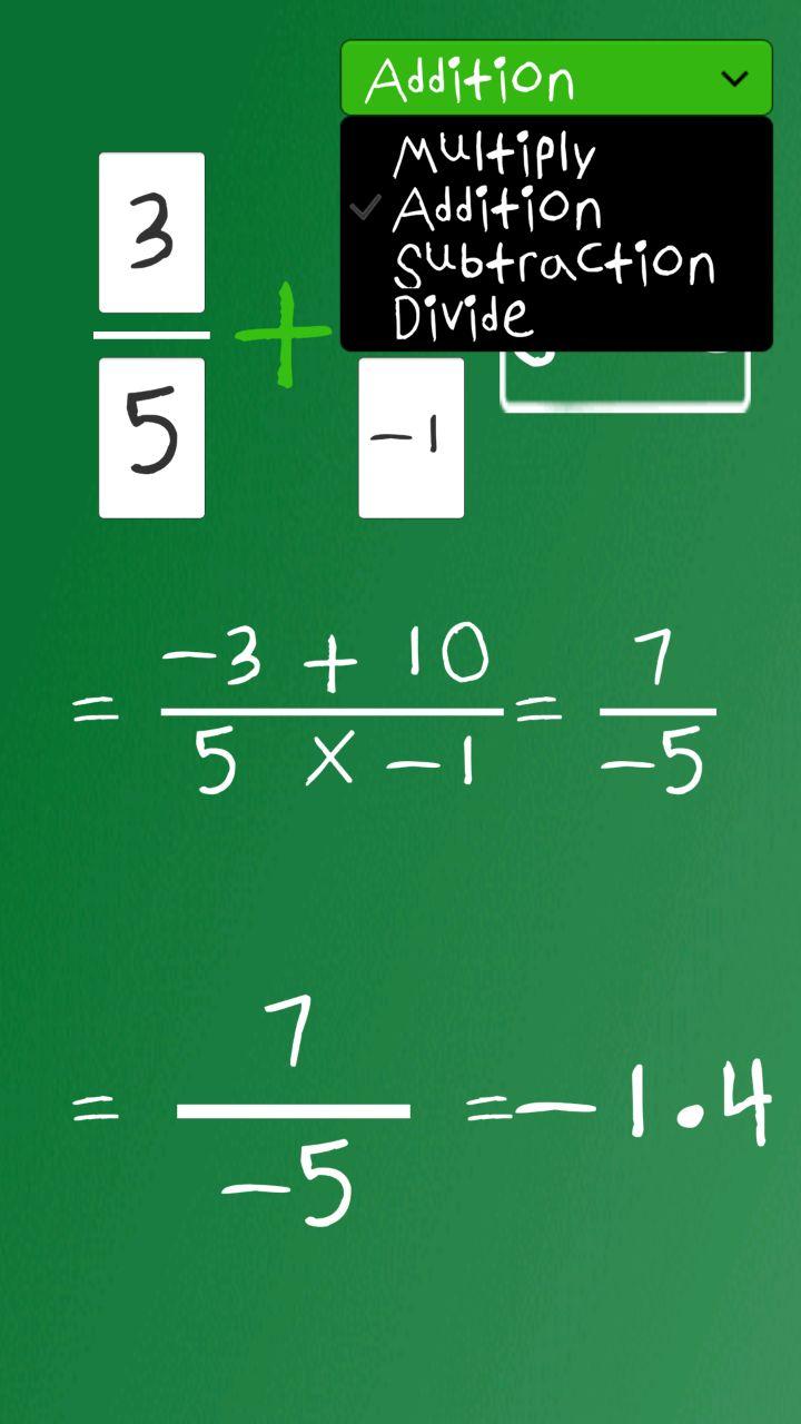 Fractions Calculator / Solve Fractions Operations - App on Amazon Appstore
