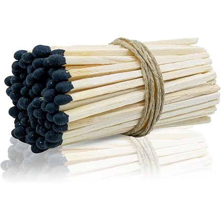 Amazon.com: 3'' Bulk White Matches with 2 Round Striker Papers – Qtys ...