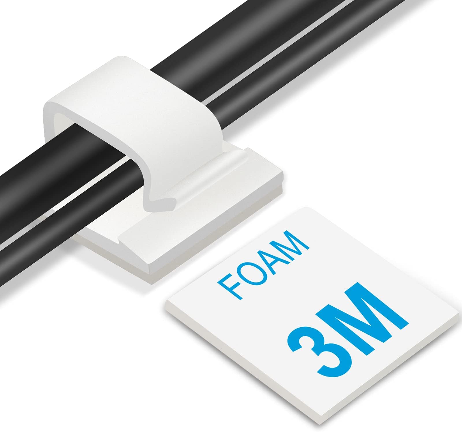 Amazon.com: 60 PCS Adhesive Cable Clips, Upgraded Wall Wire Clips for ...