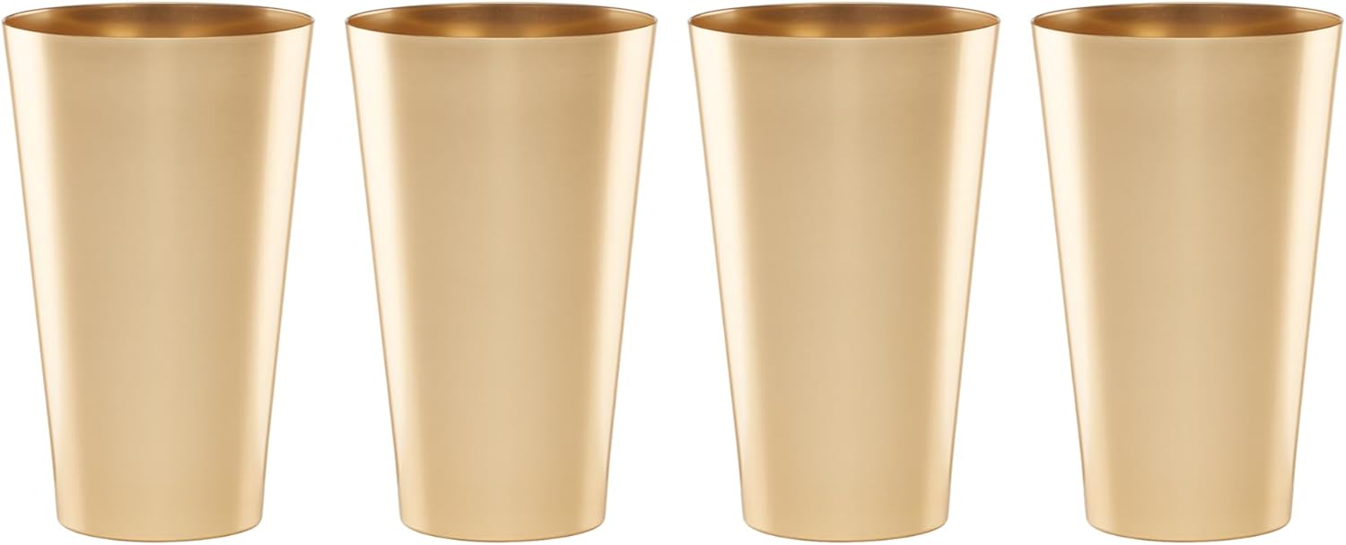 Amazon.com: Cambridge EWMT04MTCB1BM 16 Oz Gold All-Purpose Cups, Set Of ...