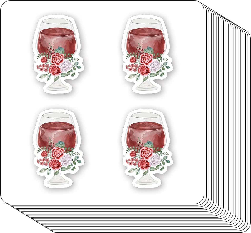 Amazon.com: Paper House STDM-0039E 3D Cardstock Stickers, Wine