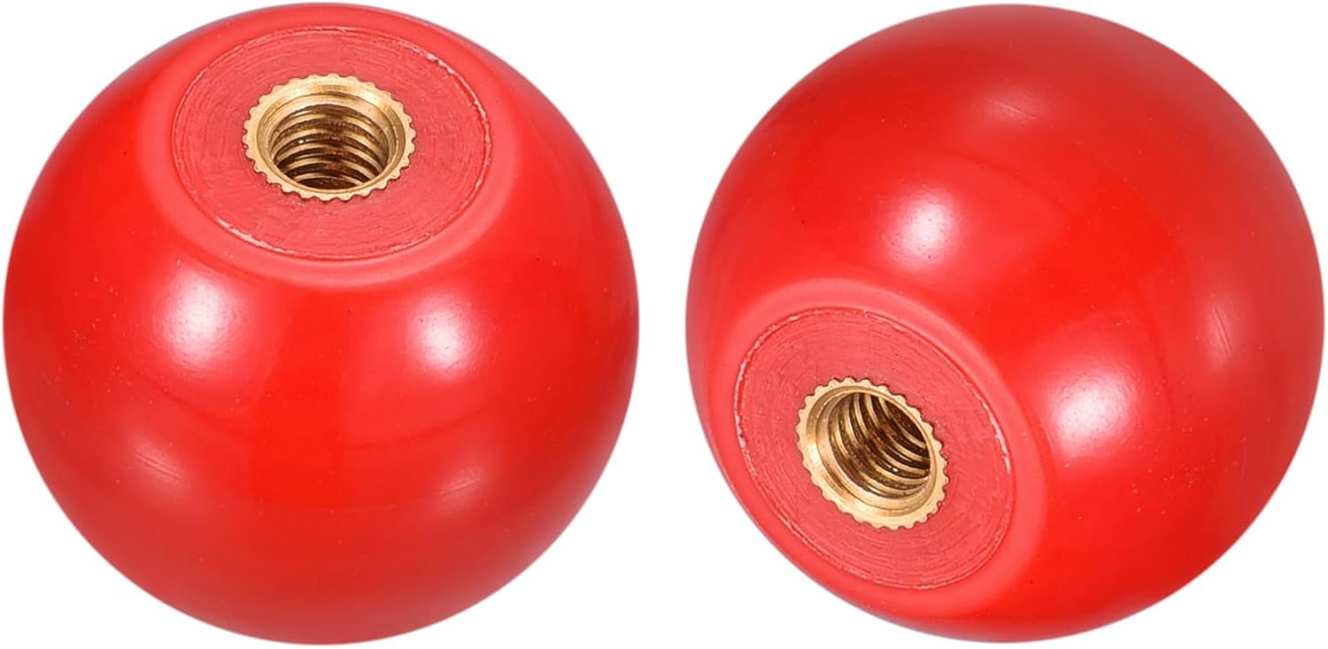 Amazon.com: uxcell 5Pcs Threaded Ball Knobs, M5 Female Thread Thermoset ...