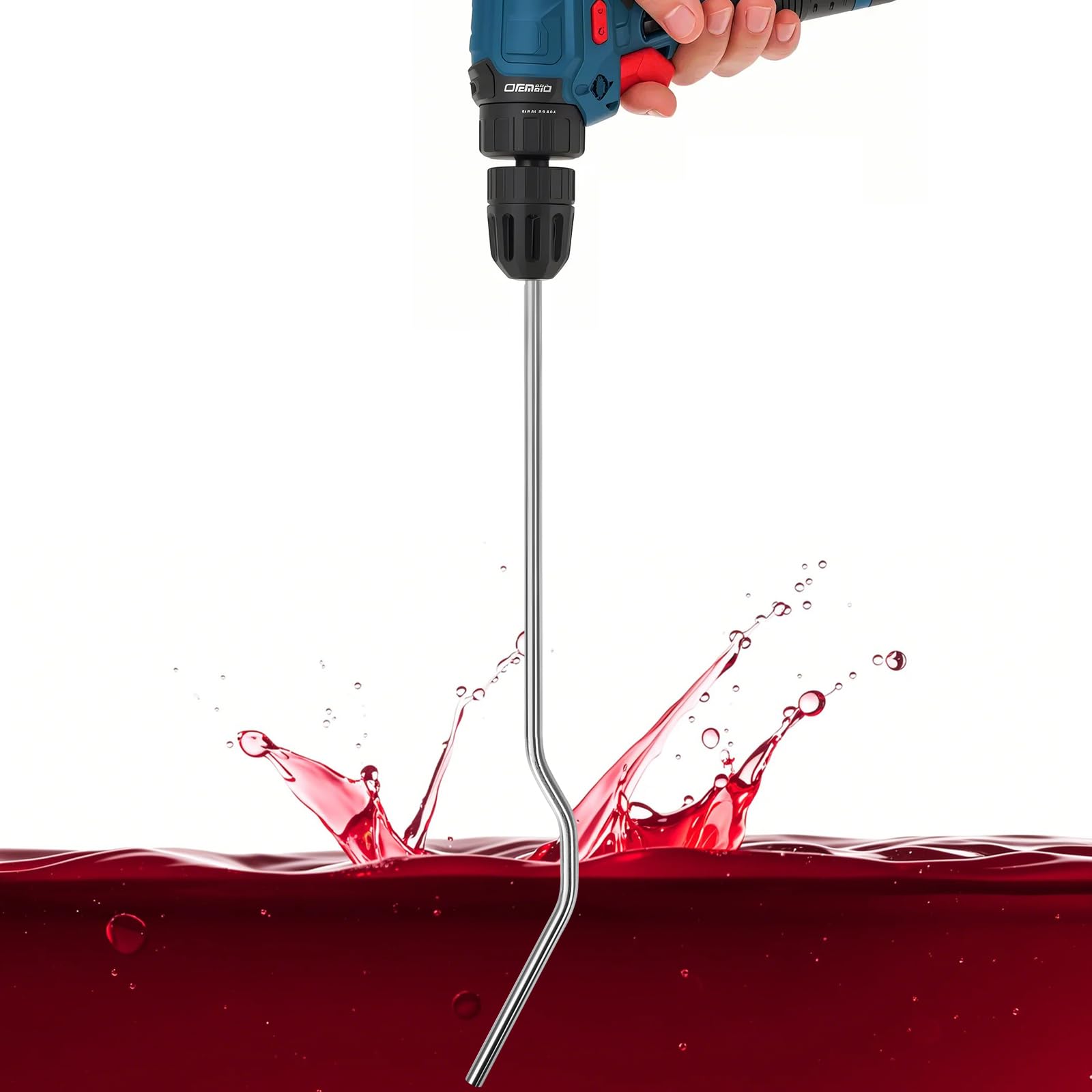Amazon.com: Dbgogo 16” Stainless Steel Whip Degassing Stirrer, Wine ...