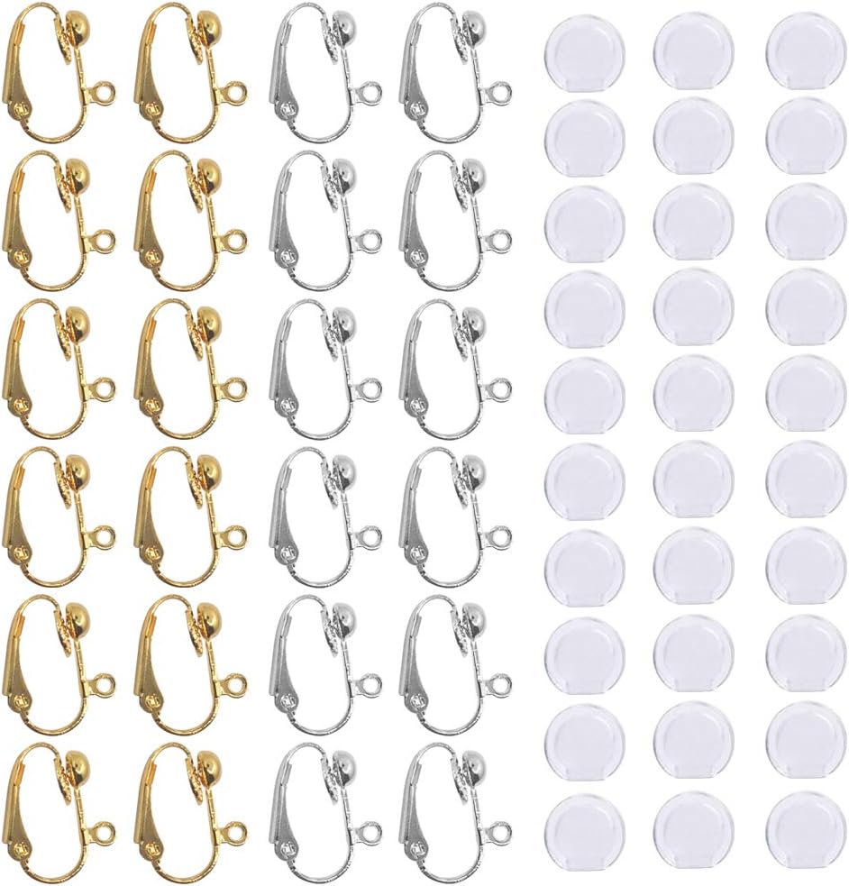 Amazon.com: SENHAI 24 Pcs Clip-on Earring Converter & 30 Silicone ...