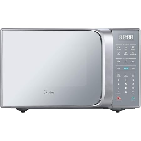 Midea MMDP11S2BG Microondas, Silver/Espejo, 1.1 Ft : Amazon.com.mx ...