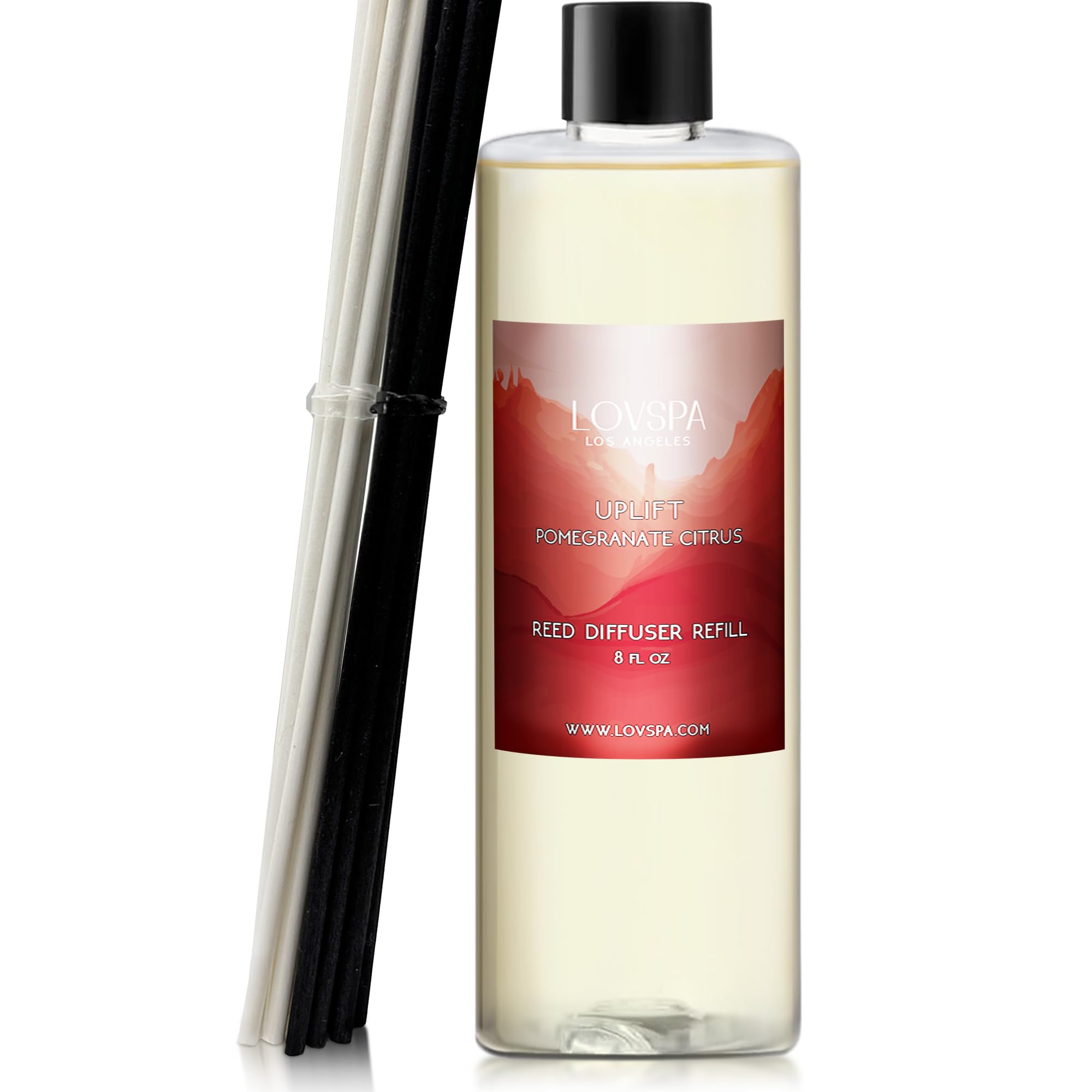 Amazon.com: LOVSPA Reed Diffuser Oil Refill/UPLIFT Pomegranate Citrus ...