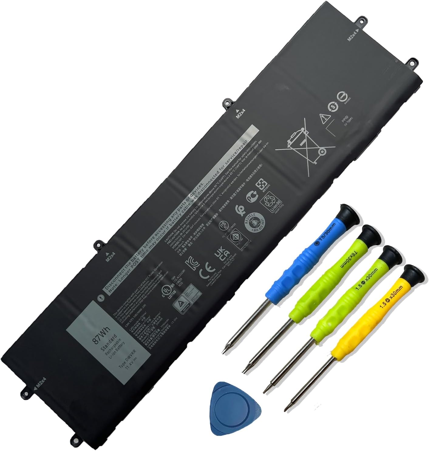 Amazon.com: Mobik 87Wh DWVRR Laptop Battery Replacement for Dell ...