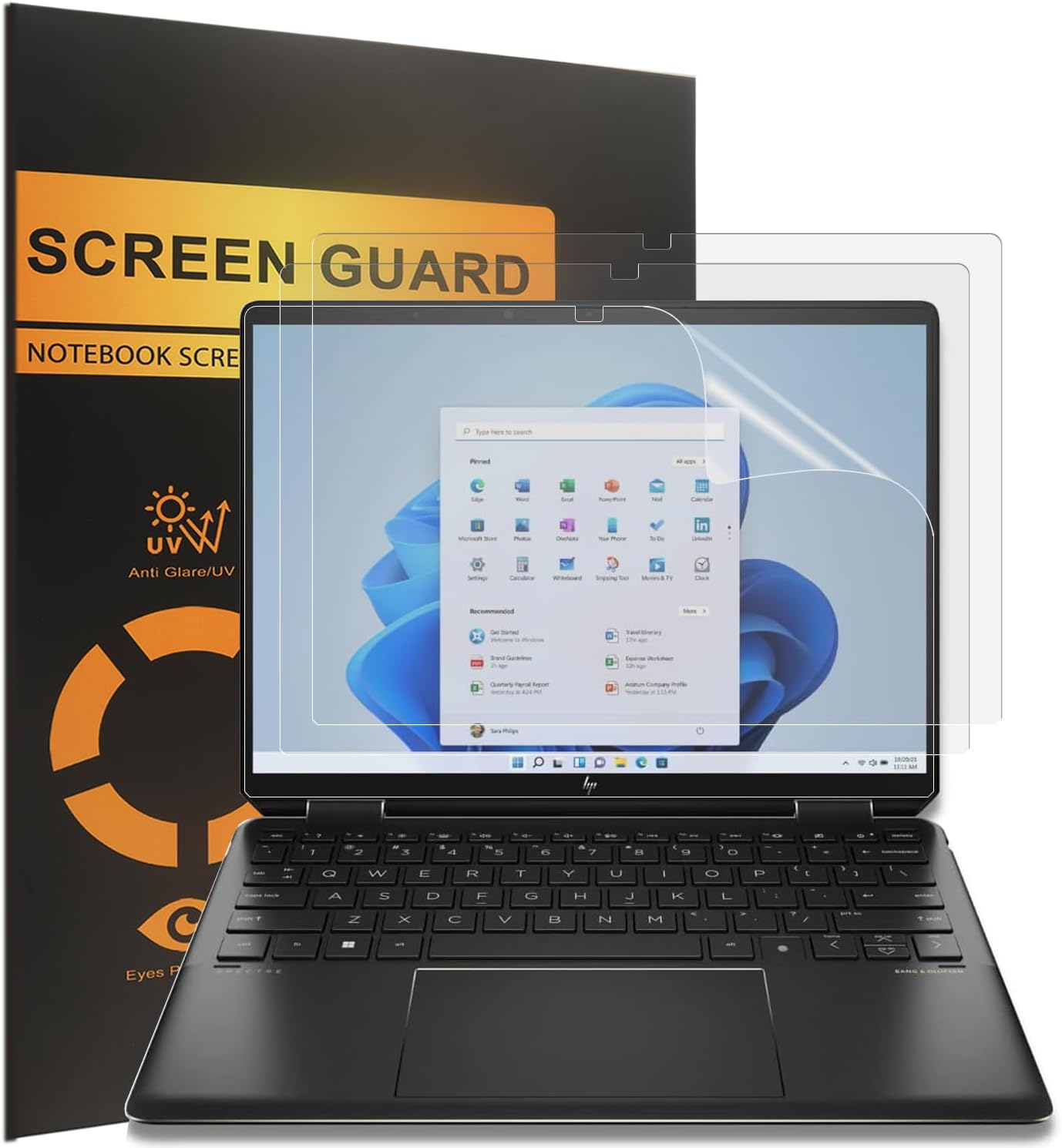 Amazon.com: 3 Pack Anti Glare Screen Protector for HP Spectre x360 14 2 ...