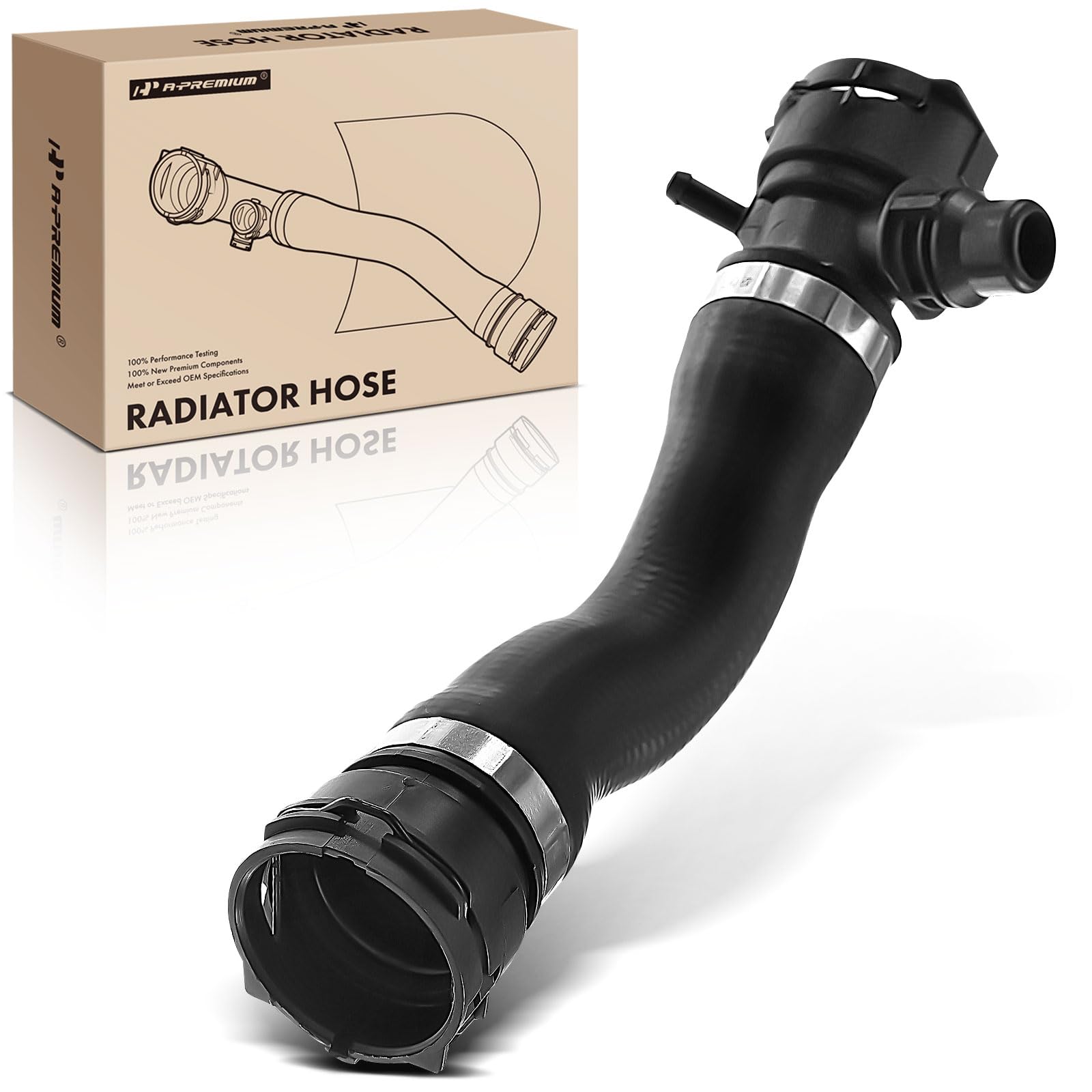 A-Premium Upper Radiator Coolant Hose Replacement for BMW 128i 325i ...