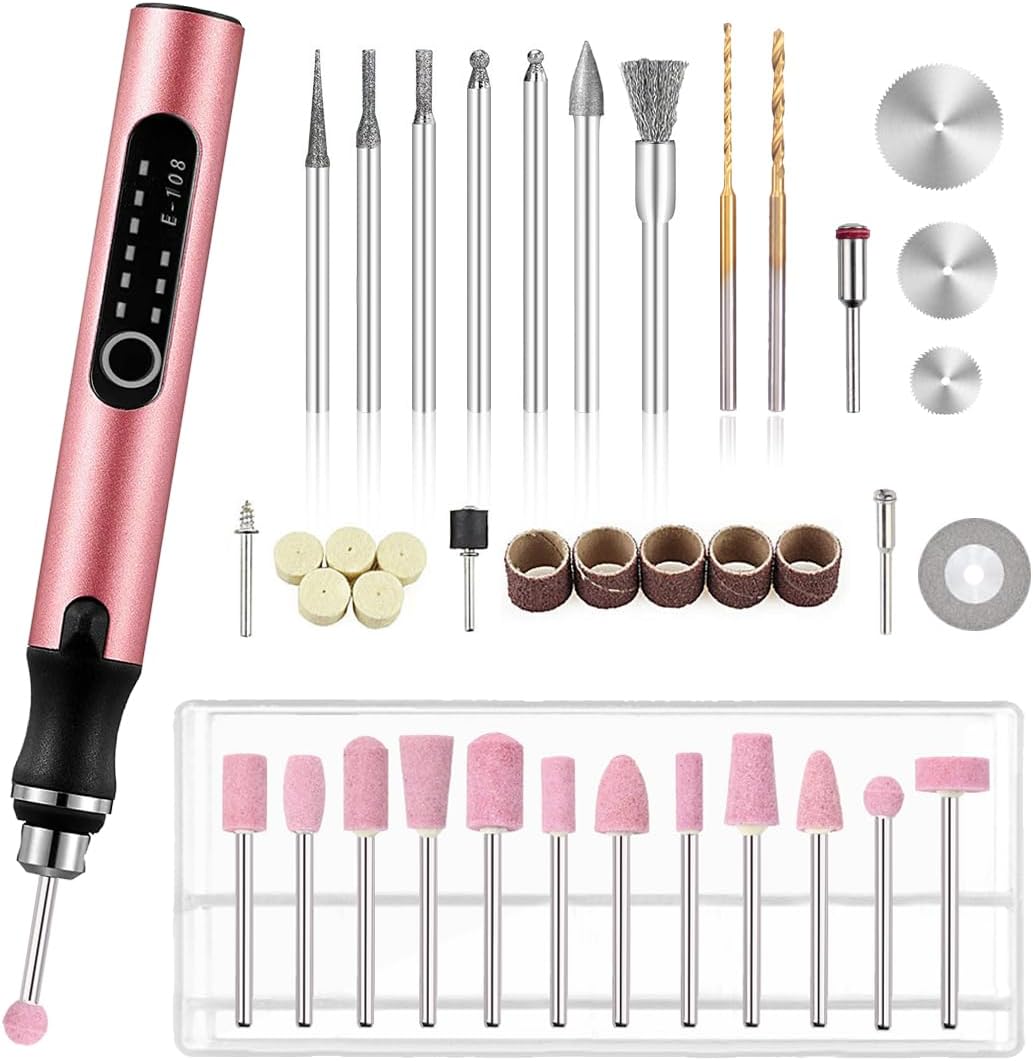 Mini USB Cordless Rotary Tools Kit With Accessories,Small Electric 3 ...