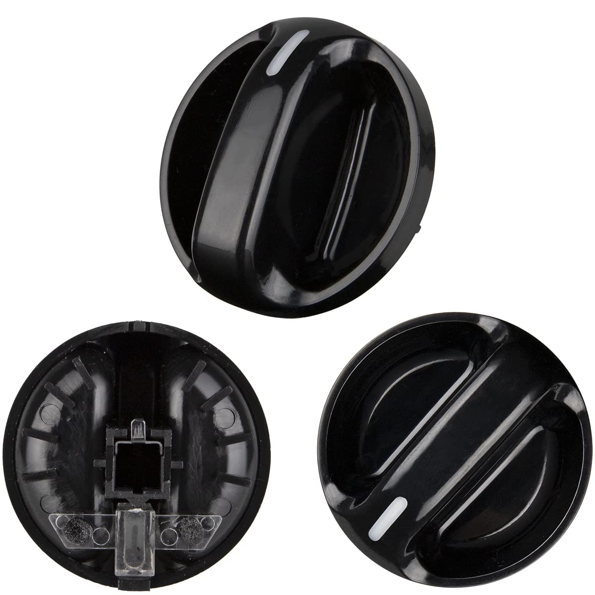 Snapklik.com : 3Pcs 559050C010 AC Knobs Climate Control Switch Fits For ...