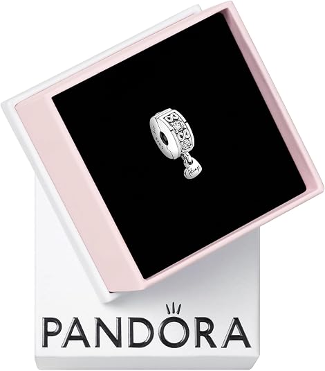 Amazon.com: PANDORA Family Always Pavé Clip Charm - Gift for Her ...