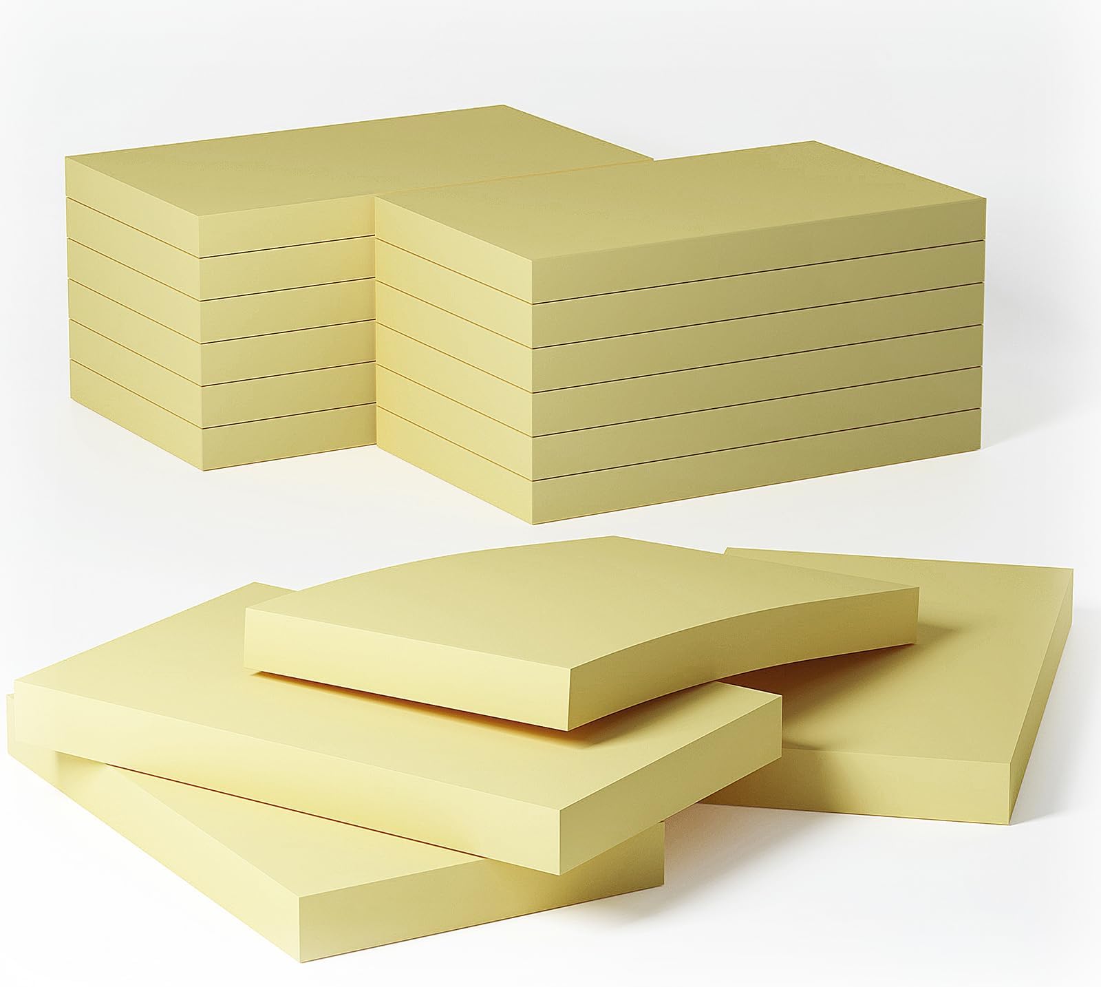 Canary Yellow Post-it Notes – 2000 Sheets, Versatile Self-Sticking ...