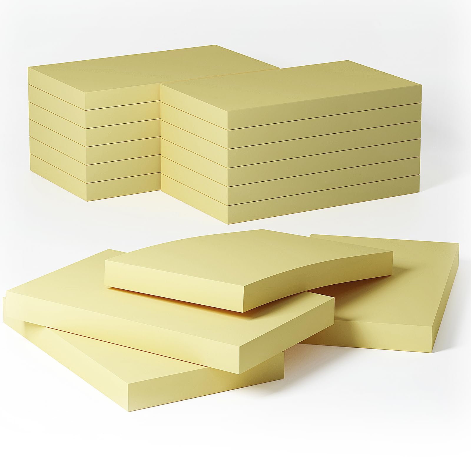 1 x RAW Customer Returns 24 Pads- 76 x 127 mm Large Classics Yellow St ...