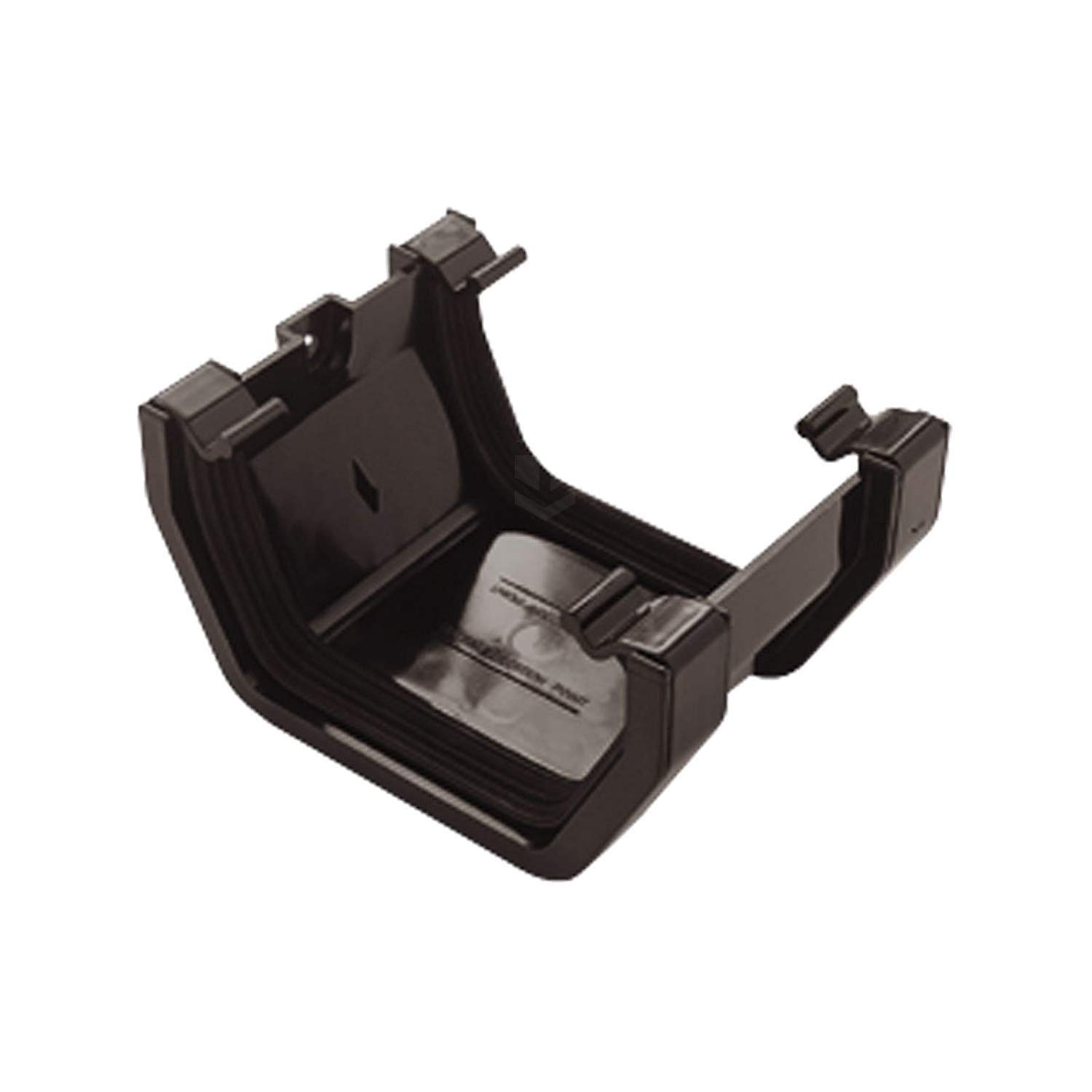 White Rwsu1wh Square Line Gutter Union Marshall Tufflex Upvc Plastic ...