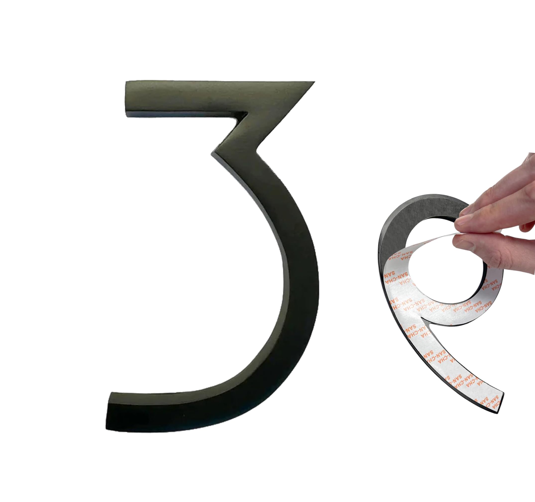 Snapklik.com : NACH Self Adhesive House Numbers For Outside, 5 Inch ...