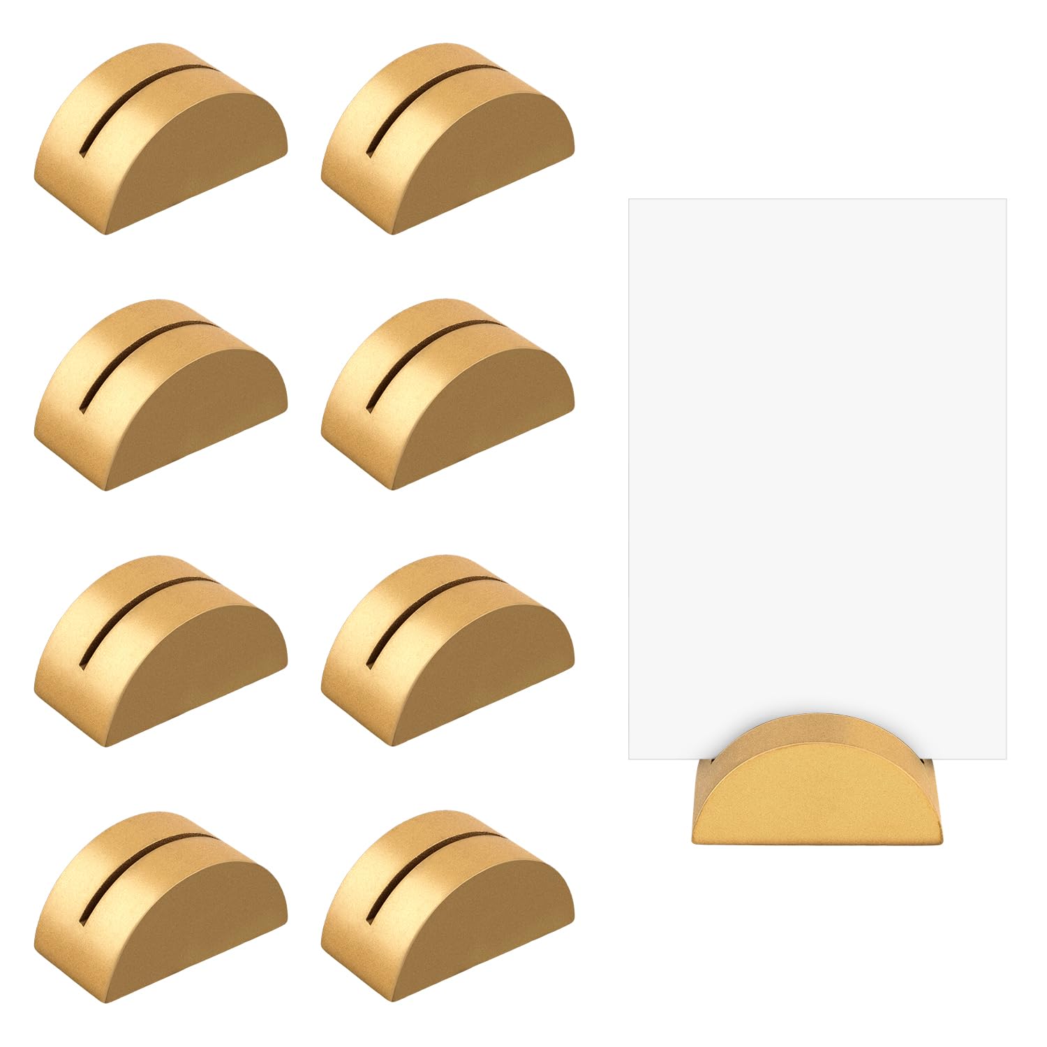 8pcs Table Number Stands, Modern Place Card Holders Table Name Card ...