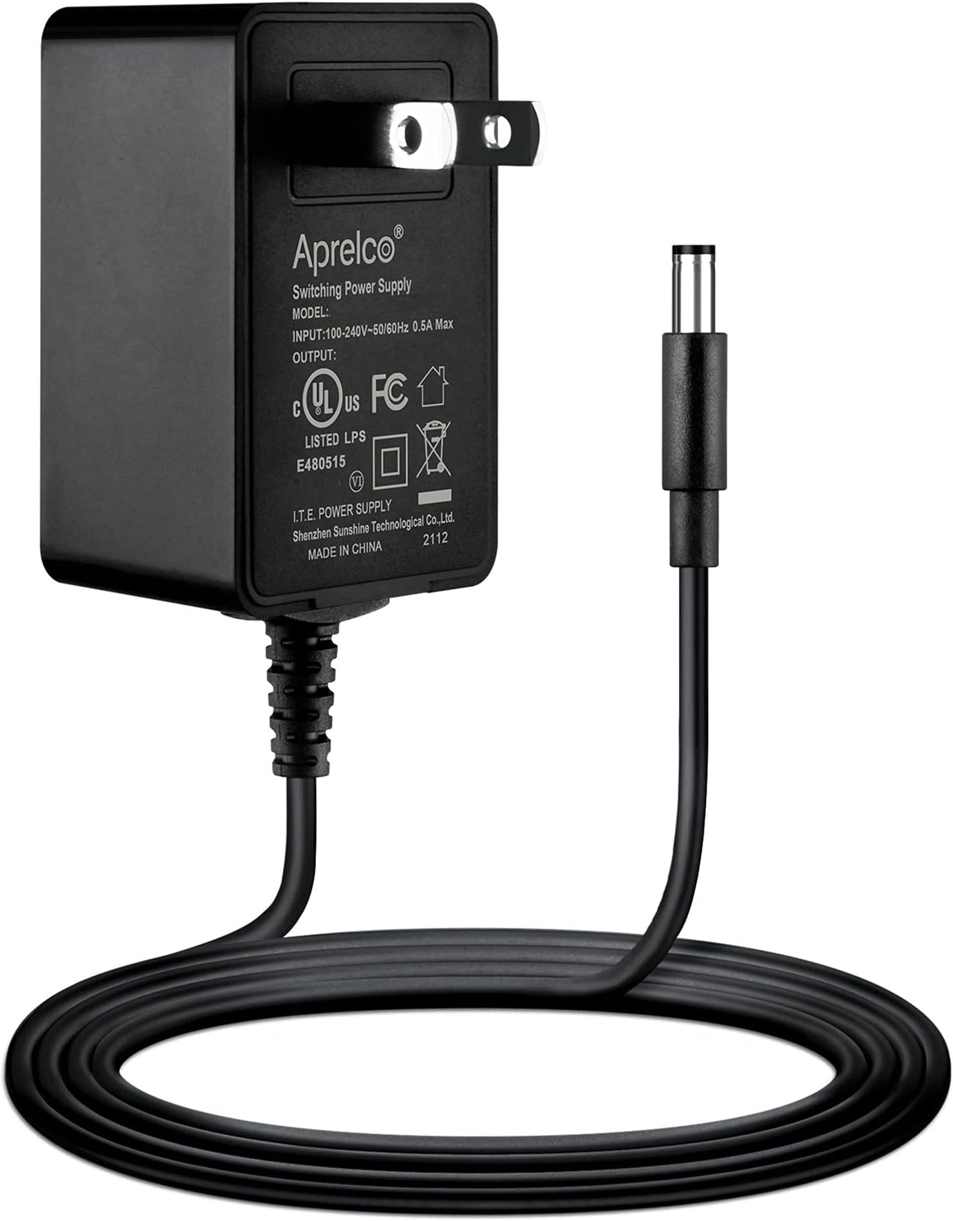 Amazon.com: Aprelco UL Listed AC-DC Adapter Charger Replacement for ...