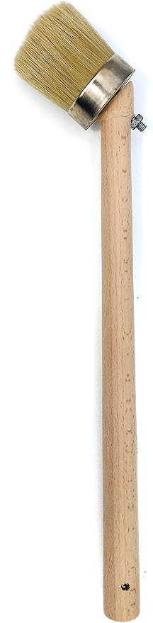 Angled Wooden Tire mounting Paste Round Brush Applicator 13 Inches in ...