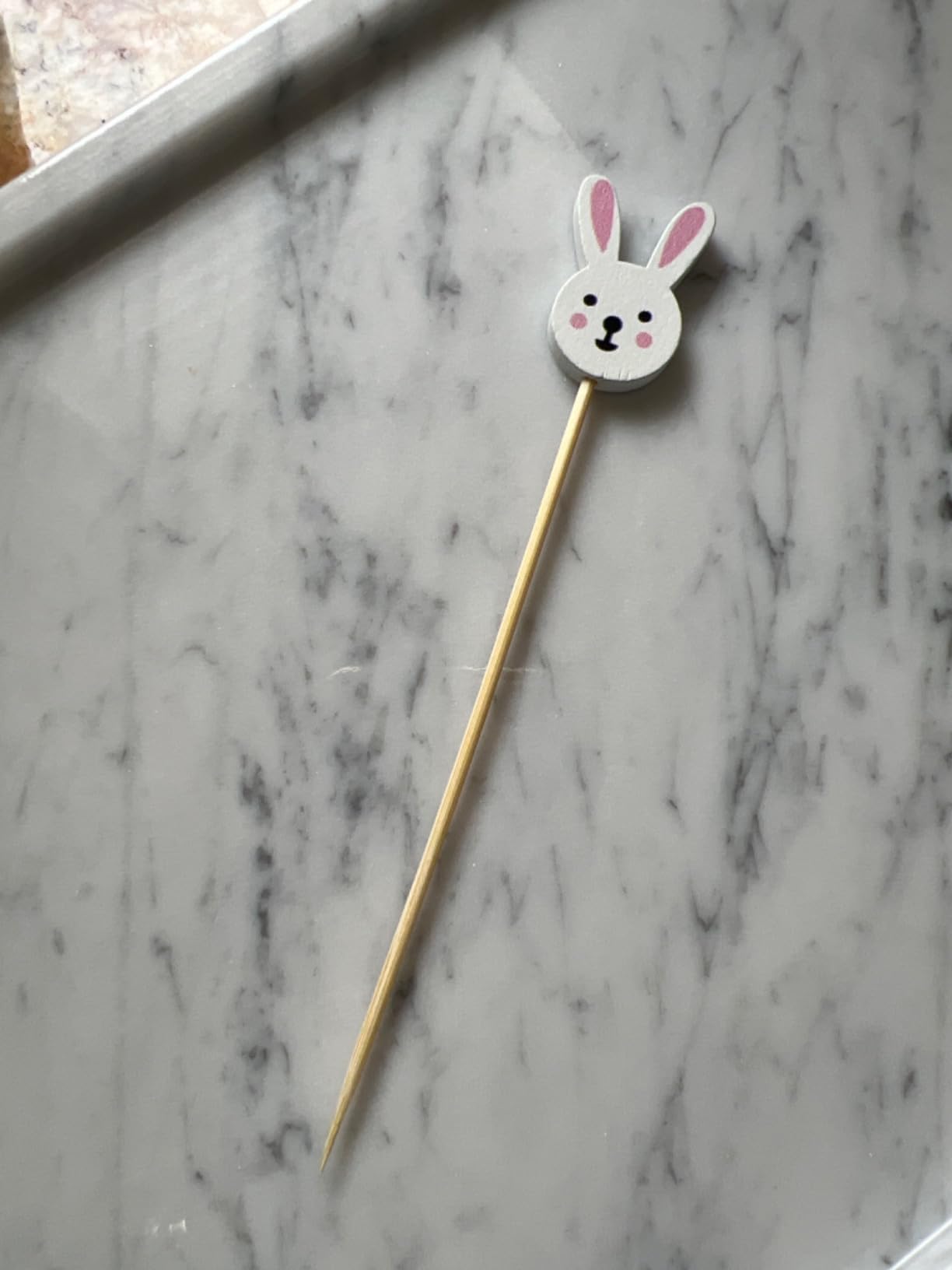 Amazon.com | 100pcs Rabbit Cocktail Picks, Rabbit Shaped Wood ...