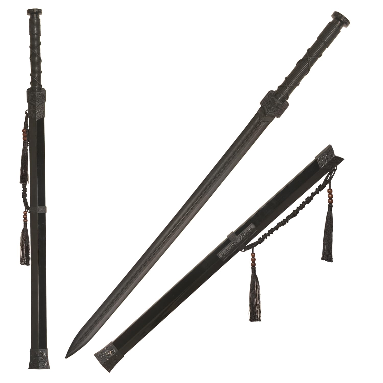 Amazon.com : ACTASITEMS Polypropylene Plastic Sword- 39" Chinese Dragon ...