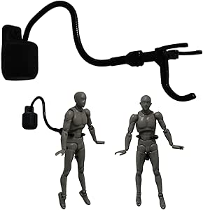 Amazon.com: Action Figure Stand Wall Display | Flying Action Figure ...