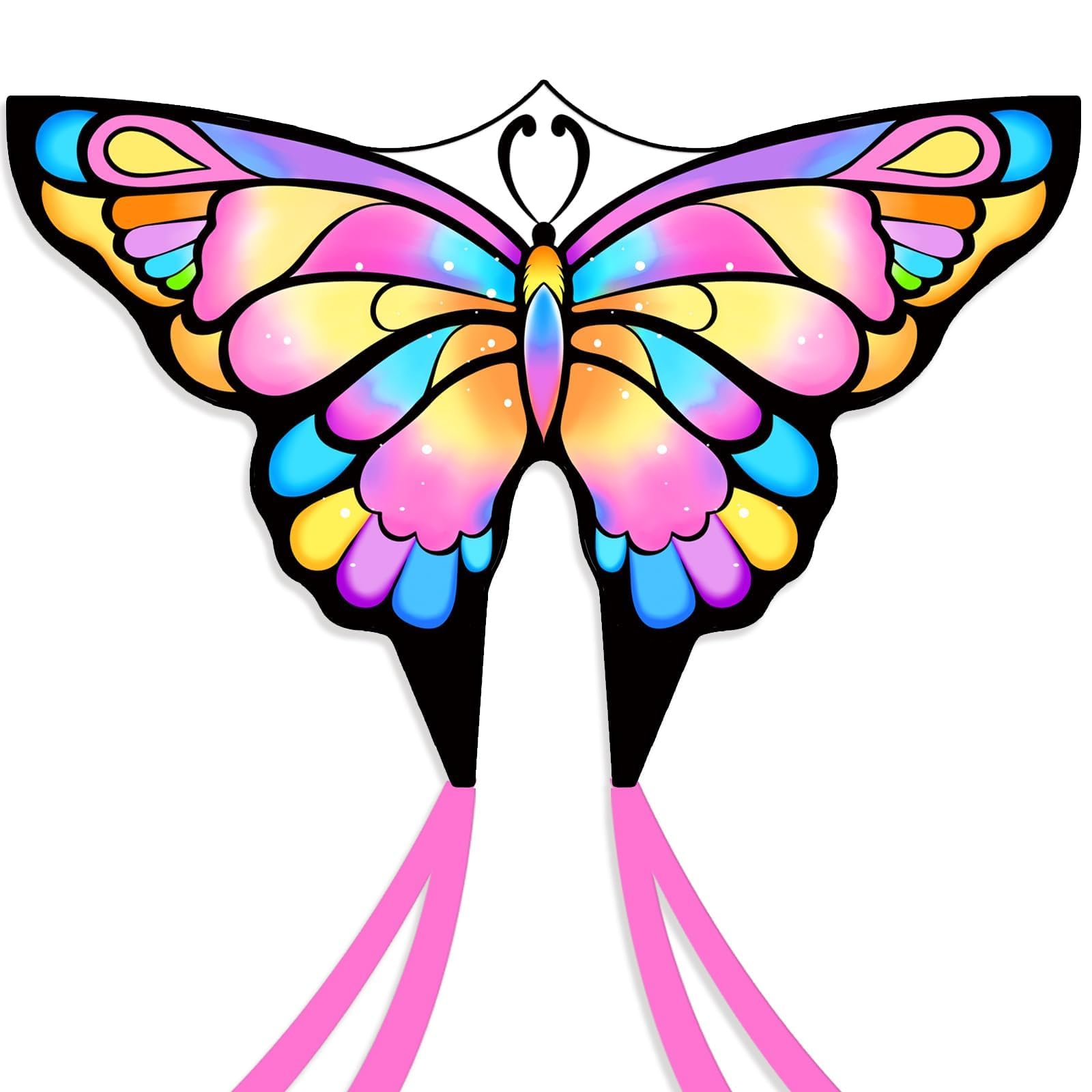 Simxkai Butterfly Kite for Kids & Adults, Easy to Fly Big Kite for ...