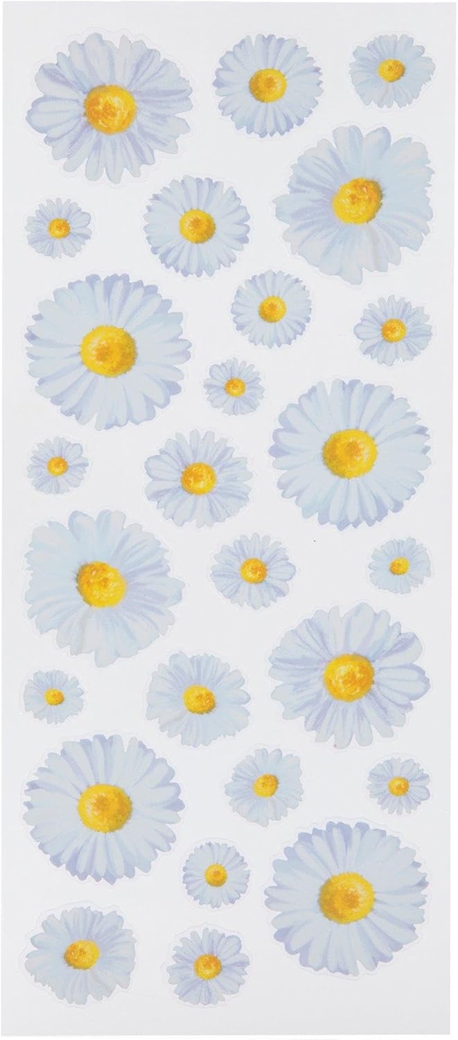 Amazon.com: Stickabilities Blue Daisy Stickers for Journaling ...